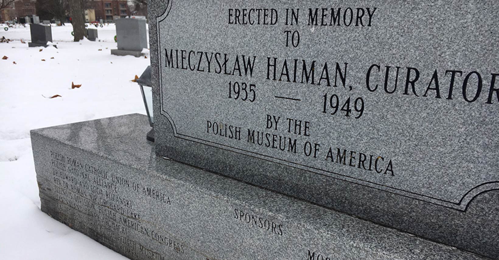 73 Commemoration of Mieczyslaw Haiman's death | PMA