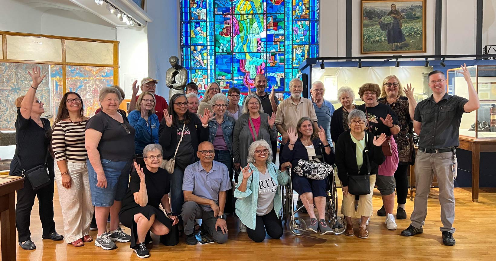 Deaf Group's Visit to Polish Museum's 150th Anniversary Exhibition for the PRCUA | PMA