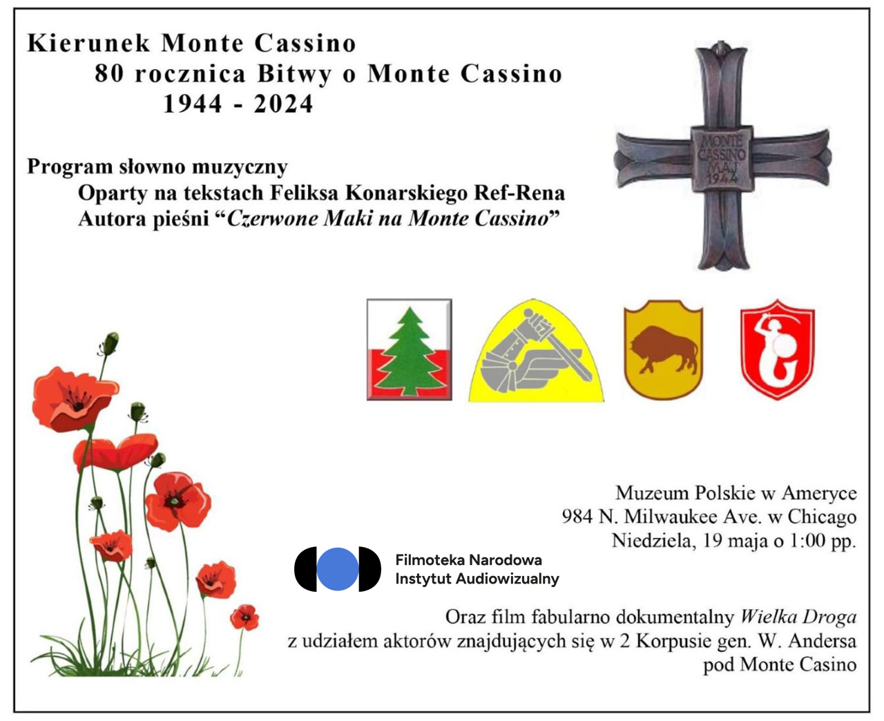 80. rocznica Bitwy o Monte Cassino oraz film Wielka Droga