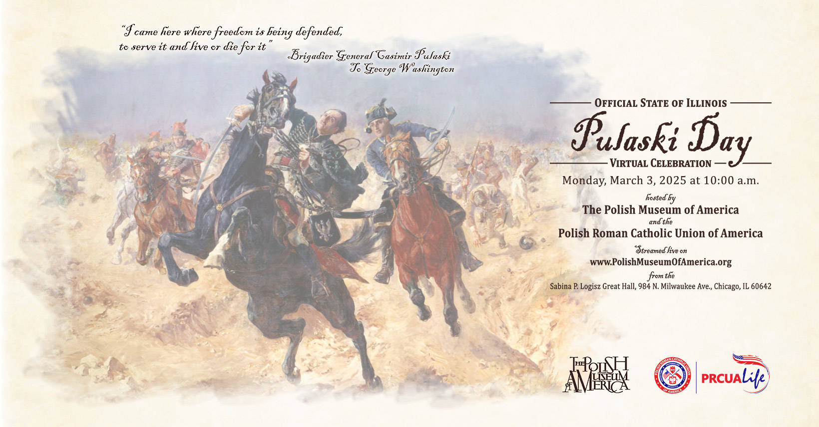 Celebrate 2025 Pulaski Day with the PMA – Virtually!