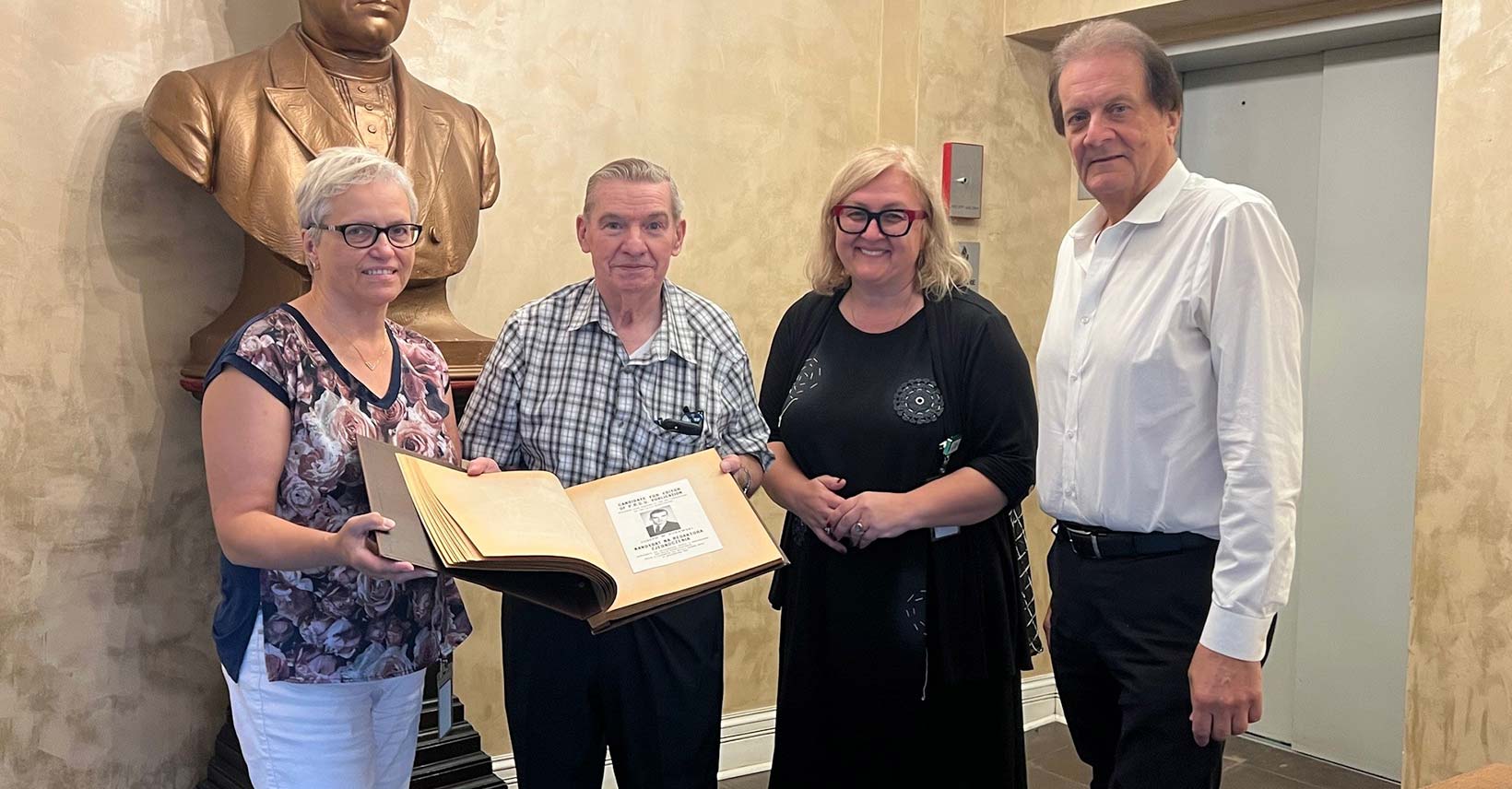 A Special Visit and Donation from Former PMA President Joseph Zurawski